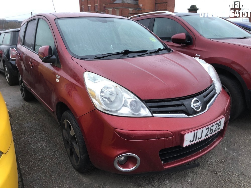 John Pye Vehicle Auctions - Location: Nottingham - 2012 NISSAN NOTE N ...