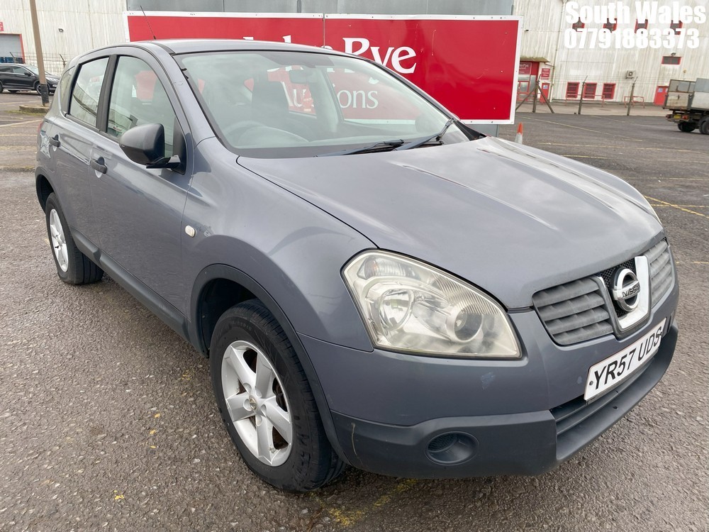 John Pye Vehicle Auctions - Location: South Wales - 2007 NISSAN QASHQAI ...